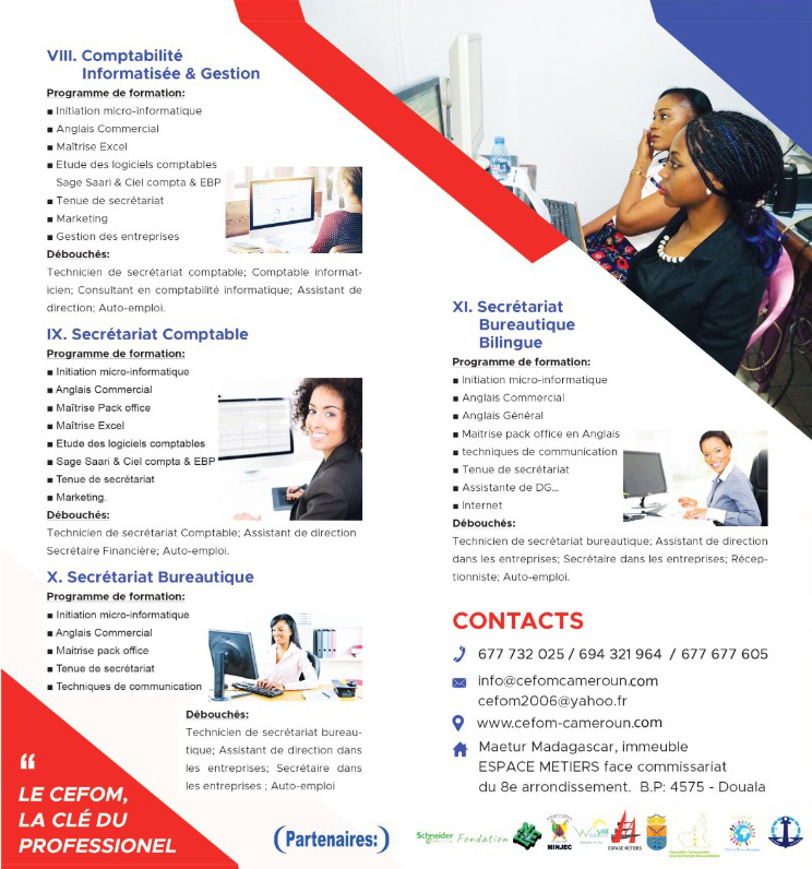 Filières TIC - CEFOM Cameroun